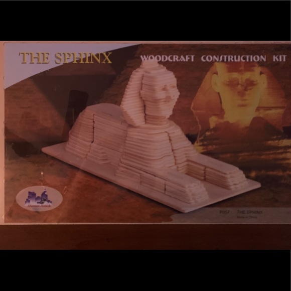 Woodcraft | Games | Wooden 3d Puzzle The Sphinx | Poshmark